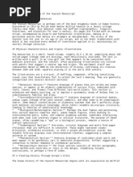 The Voynich Manuscript | PDF | Manuscript | Written Communication