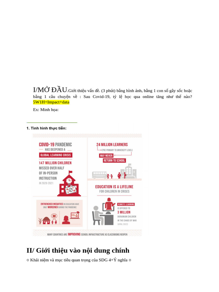 Khung dàn ý cho việc làm nội dung của nhóm | PDF