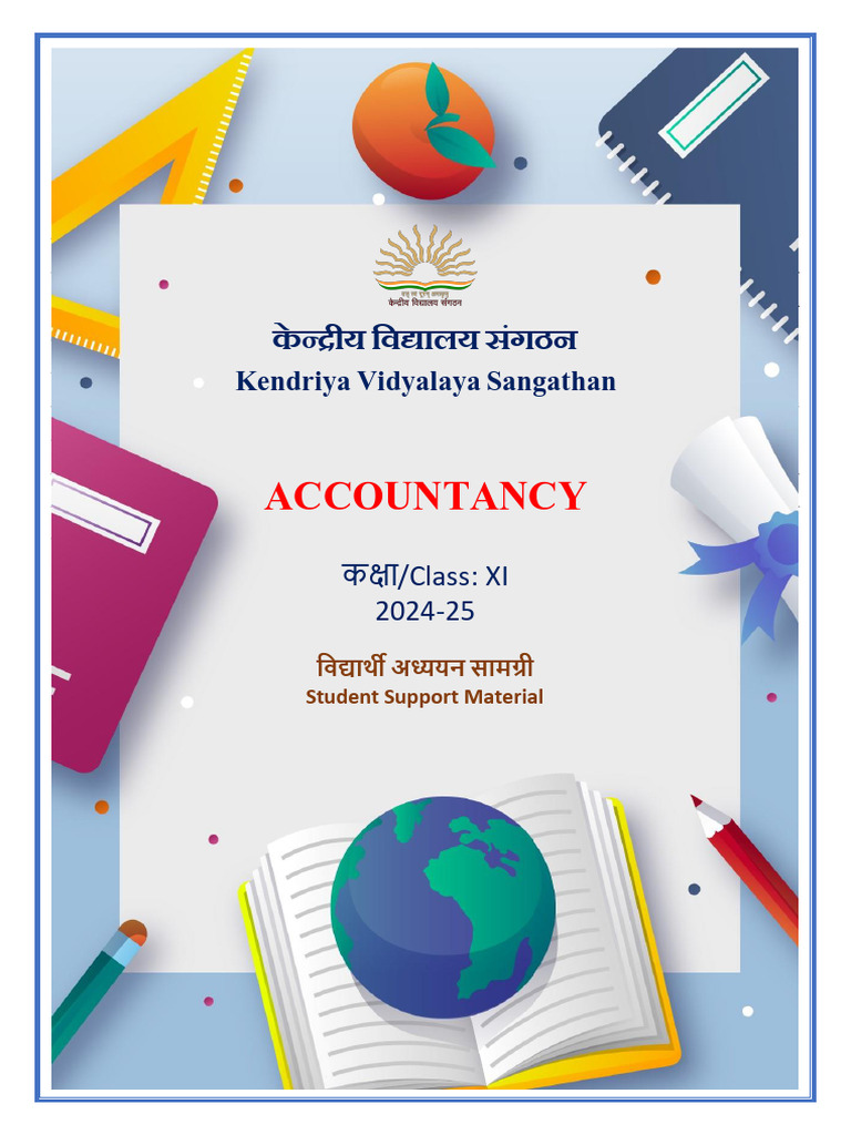 Class Xi Accountancy Study Support Material 2024-25 | PDF