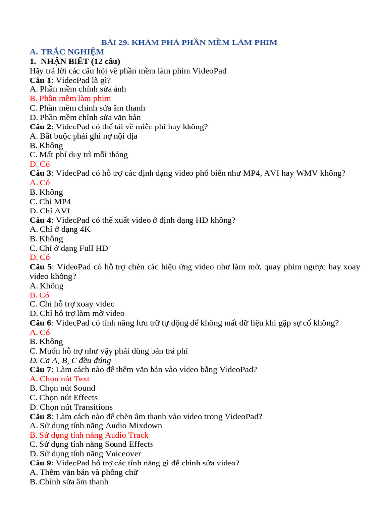 Bai 29 Kham Pha Phan Mem Lam Phim | PDF