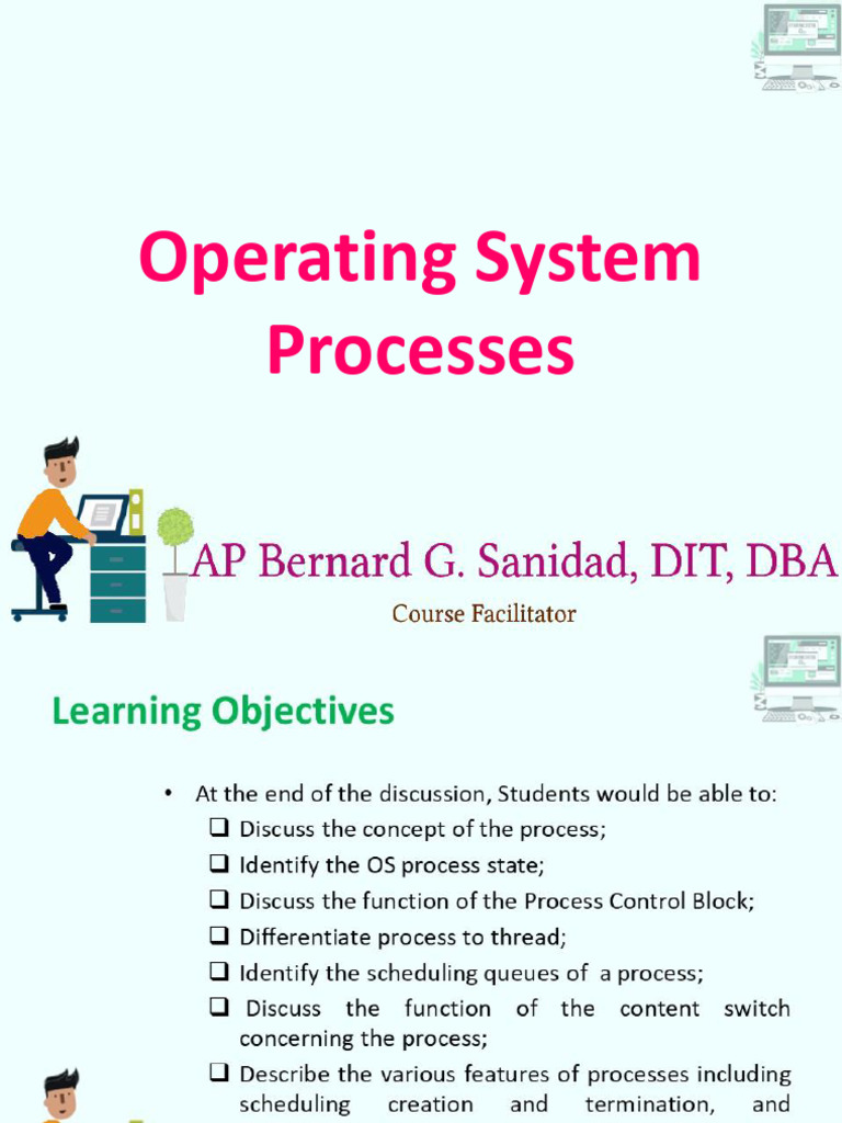 Ics26012 - Week 4 - Operating System Processes | PDF