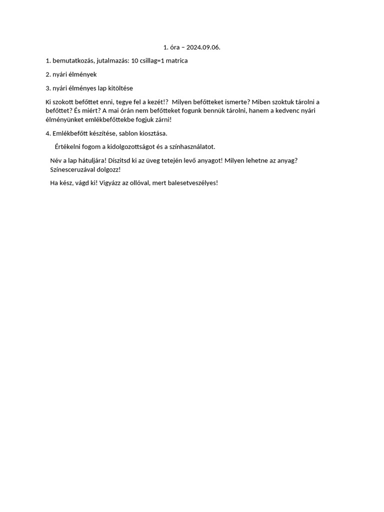 Óra | PDF