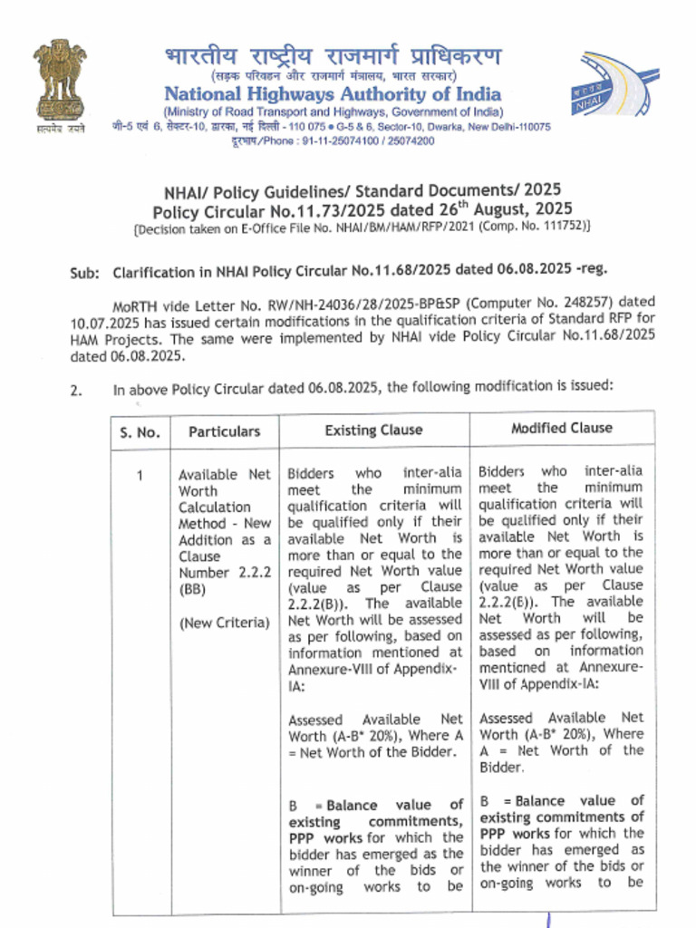 Net Worth Calculation New Criteria 26-08-2025 | PDF