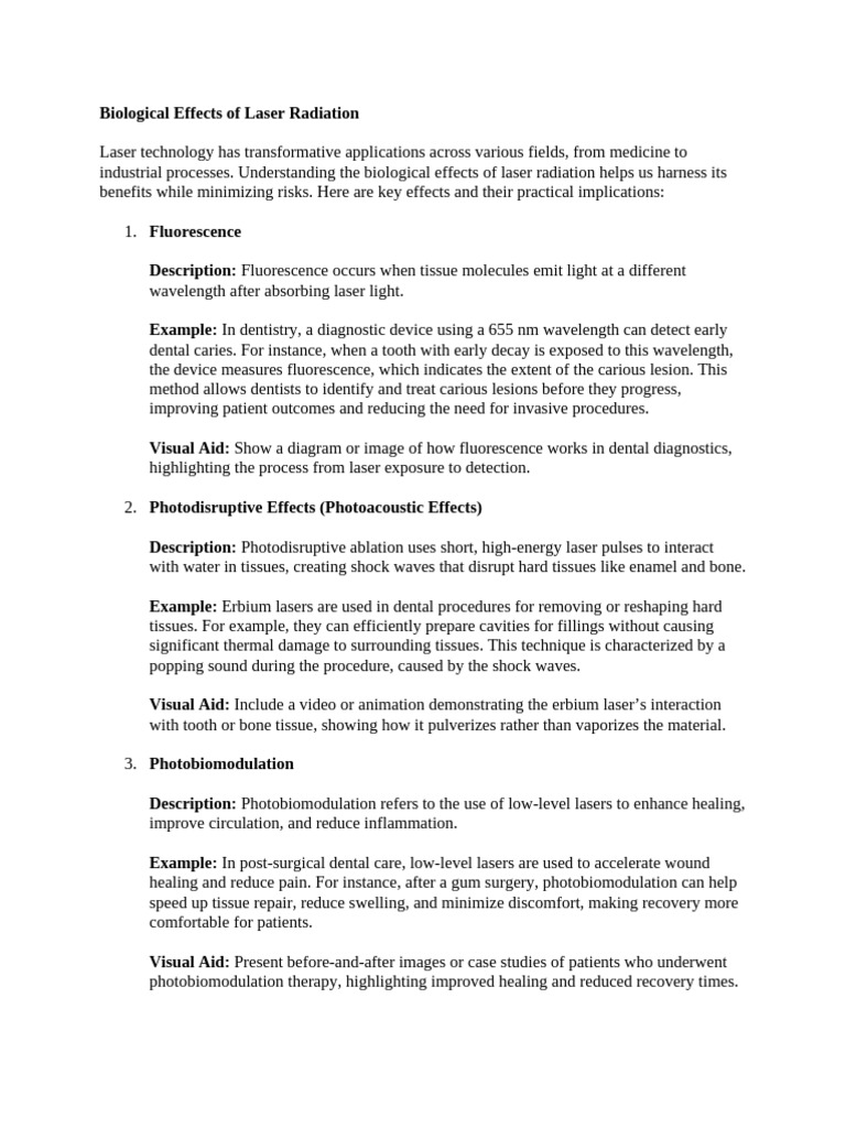 Biological Effects of Laser Radiation | PDF | Ultraviolet | Laser