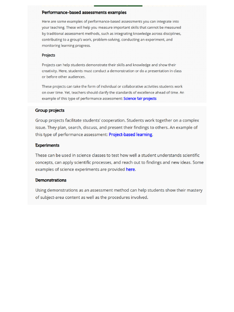 Performance Based | PDF