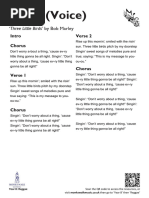 3 Little Birds MASTER PLAN | PDF | Song Structure | Elements Of Music