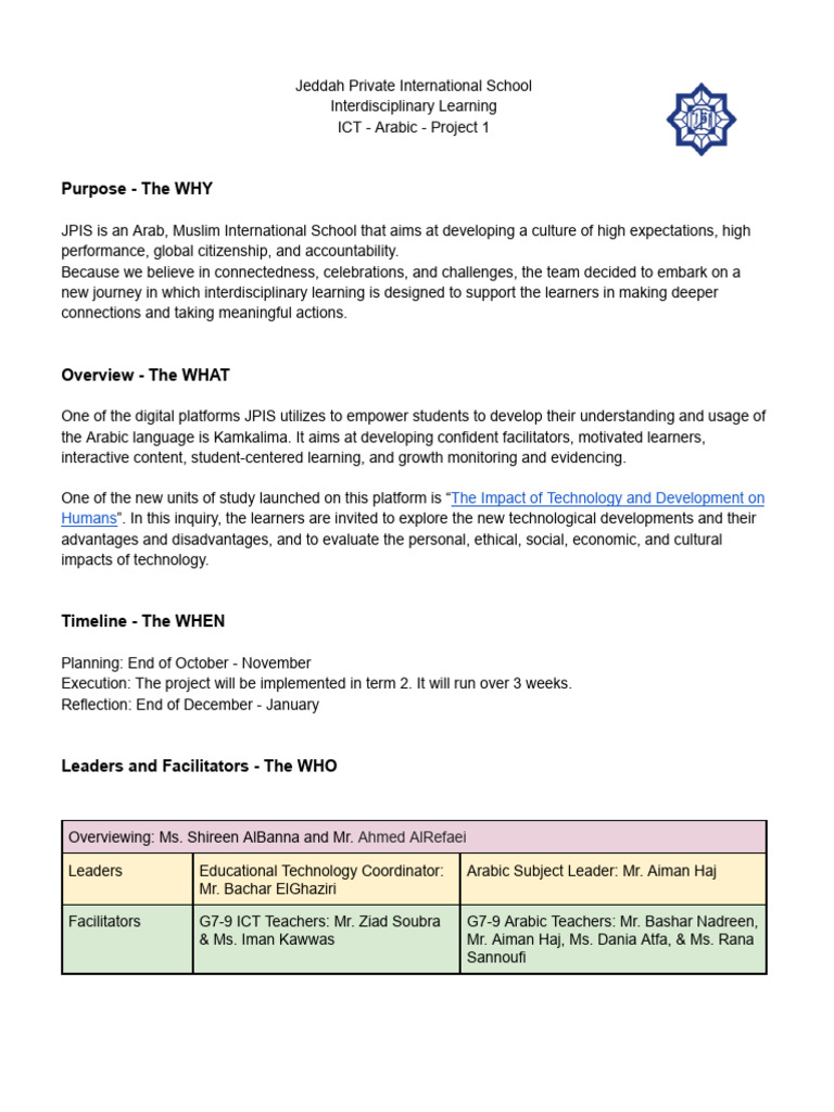 ICT Integration in Arabic Learning | PDF | Educational Technology ...