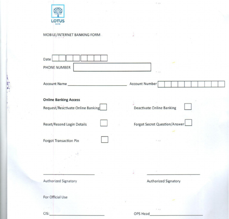 Reactivation Form Ib 1 1 1 | PDF