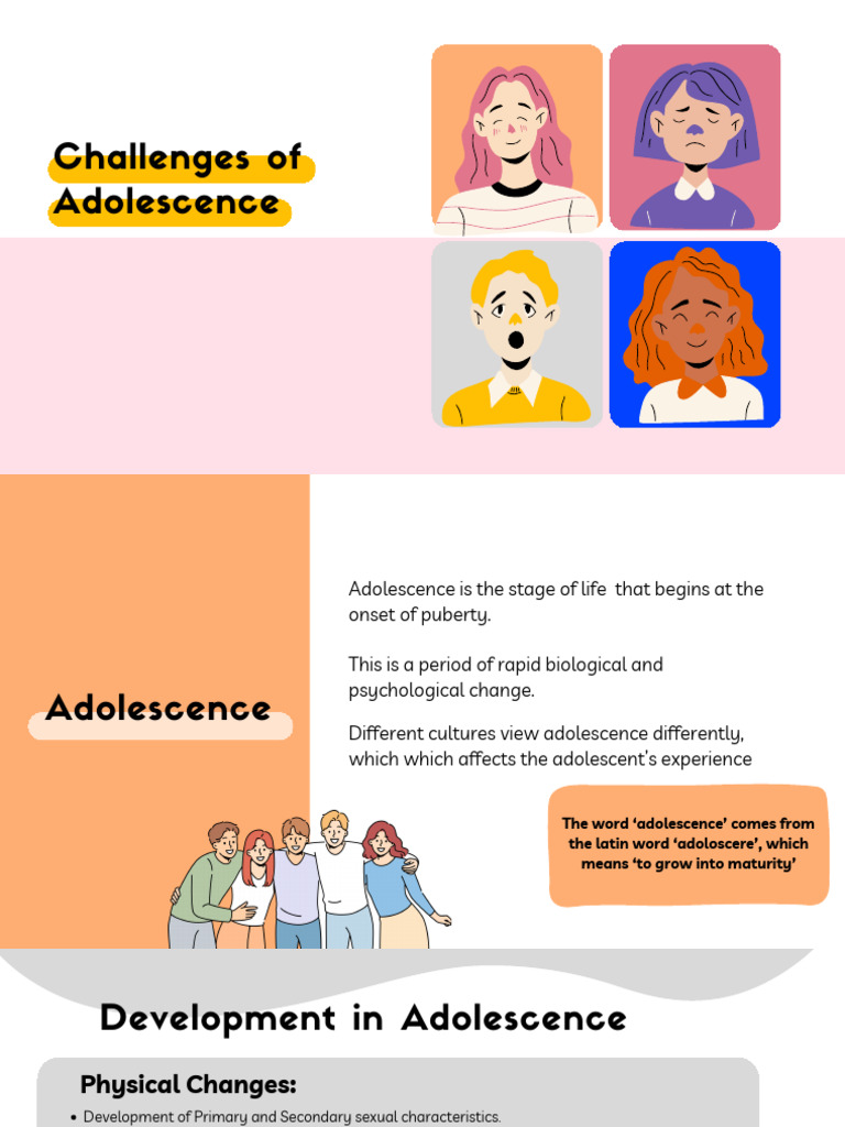 Challenges of Adolescence 20250907 151538 0000 | PDF | Adolescence ...