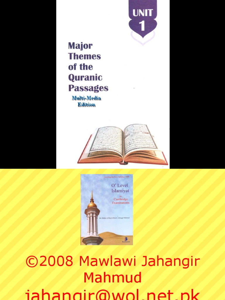 O Level Islamiat Notes | PDF | Abrahamic Religions | Mythology