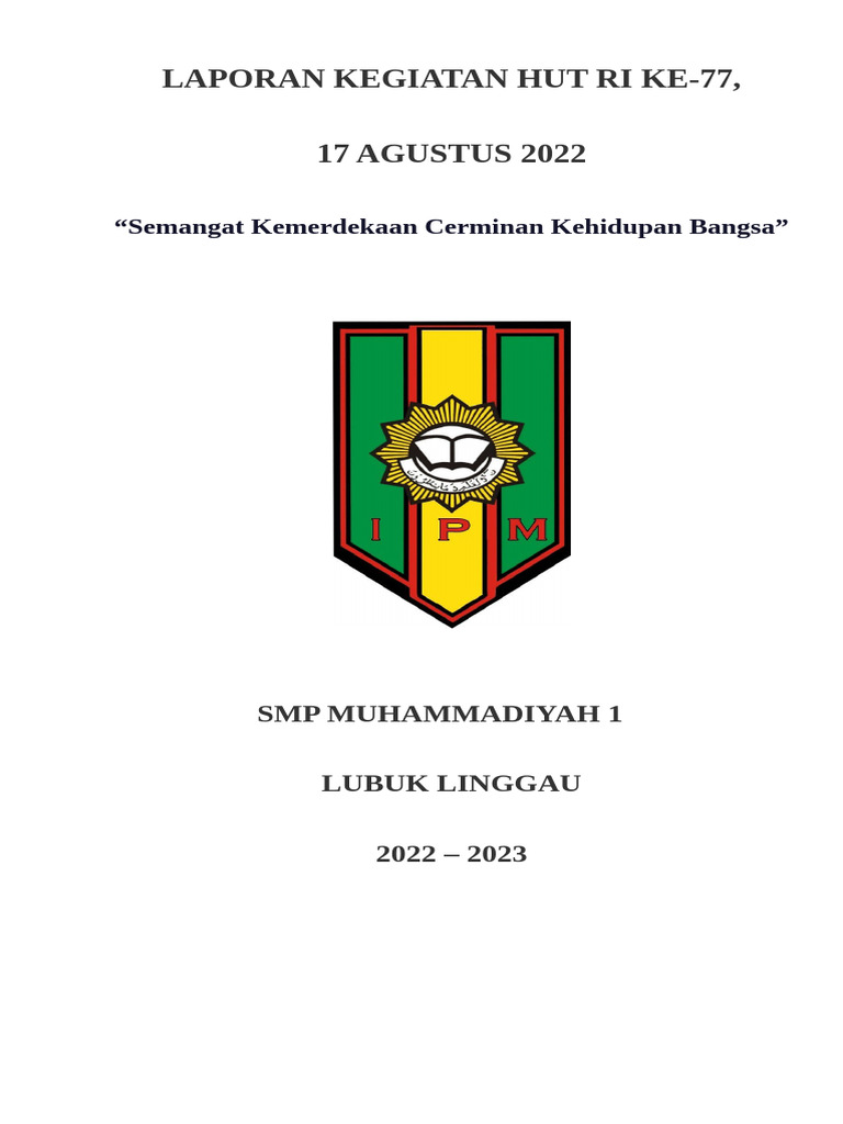 Laporan Hut Ri | PDF