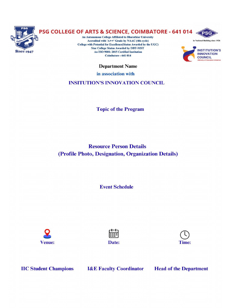 Format - Logo in IIC Activities | PDF
