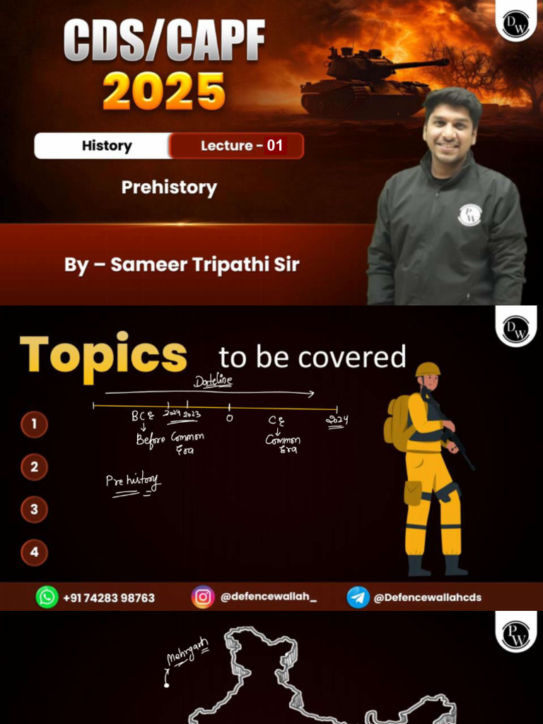 Pre History 01 - Class Notes | PDF