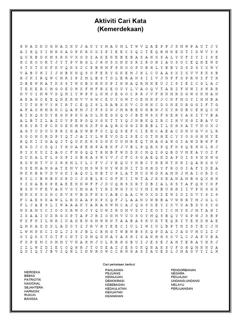 Cari Kata Kemerdekaan Penuh | PDF
