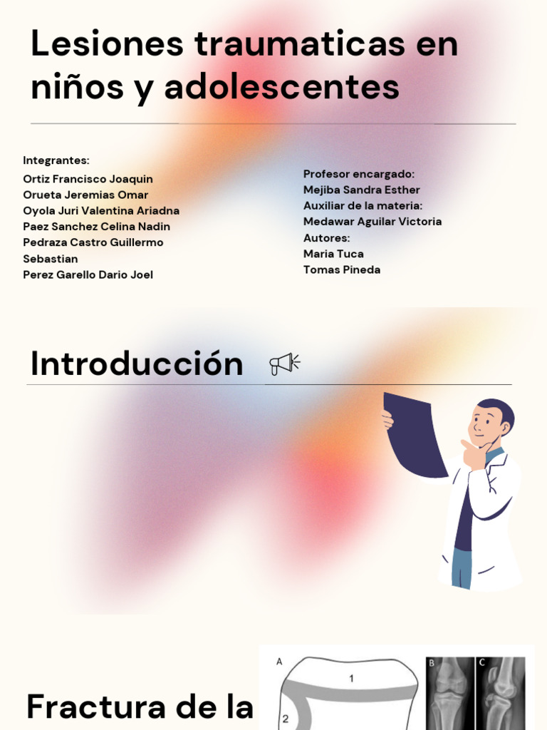 Lesiones Traumáticas de Rodilla en Niños y Adolescentes | PDF