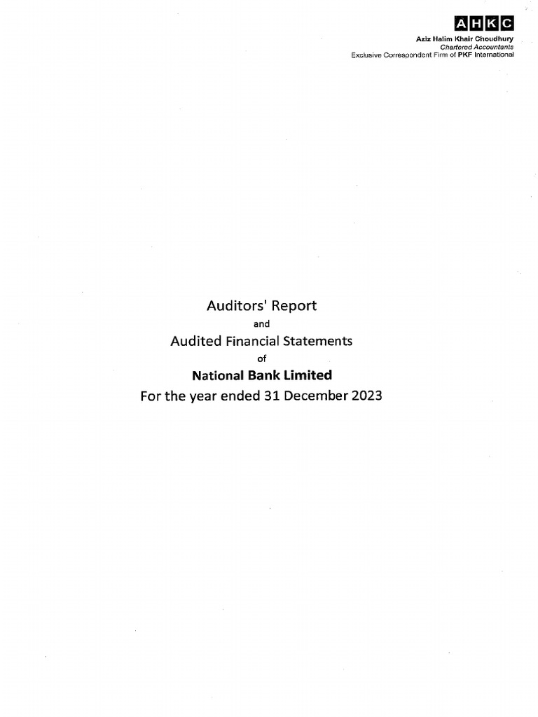 Audited FS-2023 | PDF