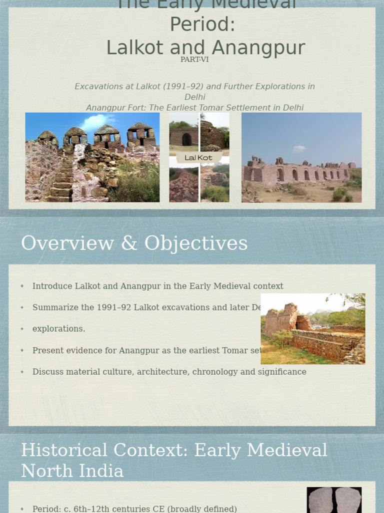 Anangpur Fort: Tomar Settlement Insights | PDF | Archaeology | Artifact ...
