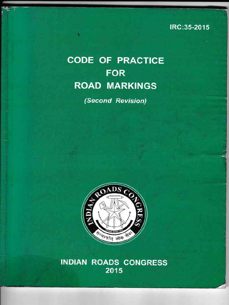 Irc 35 2015 | PDF | Traffic | Lane