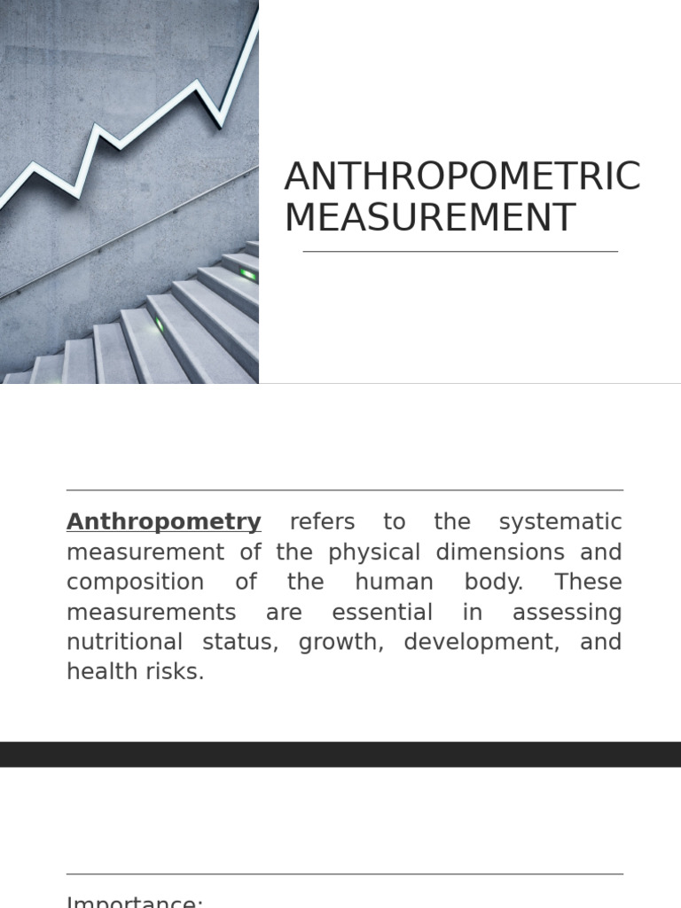 Anthropometric Measurement | PDF | Body Mass Index | Determinants Of Health