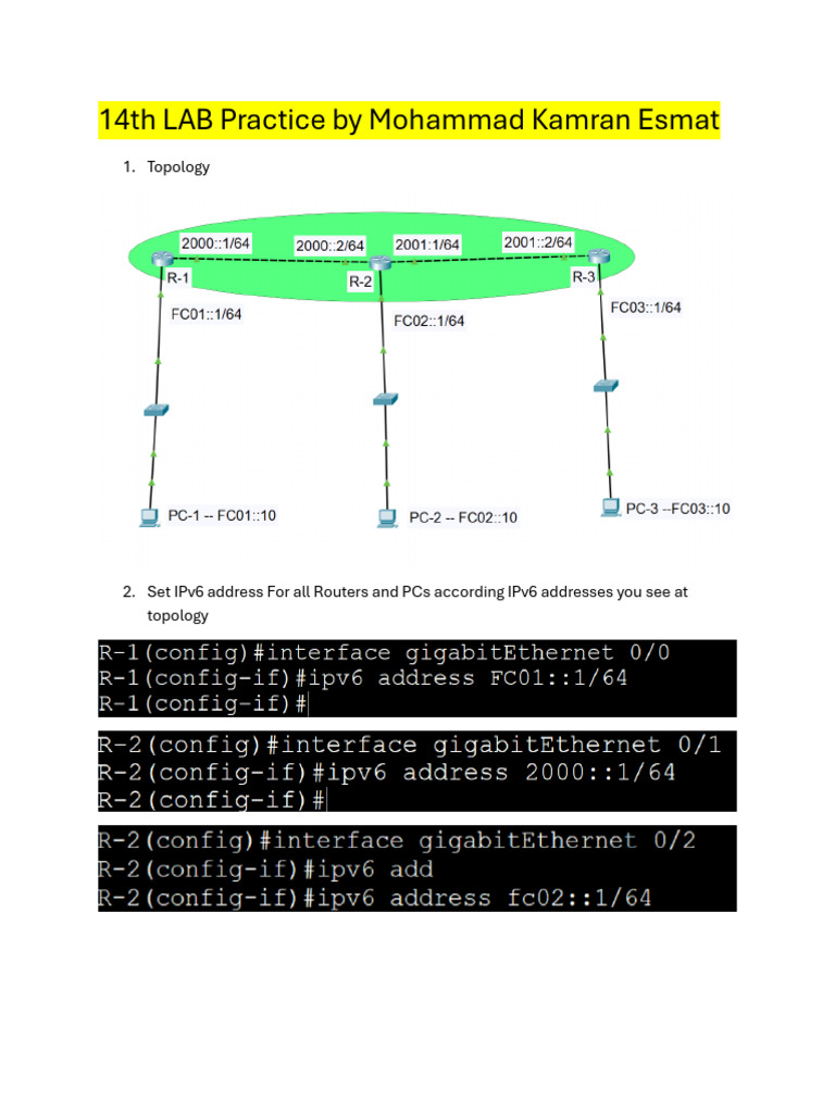 14th LAB Practice by Mohammad Kamran Esmat | PDF