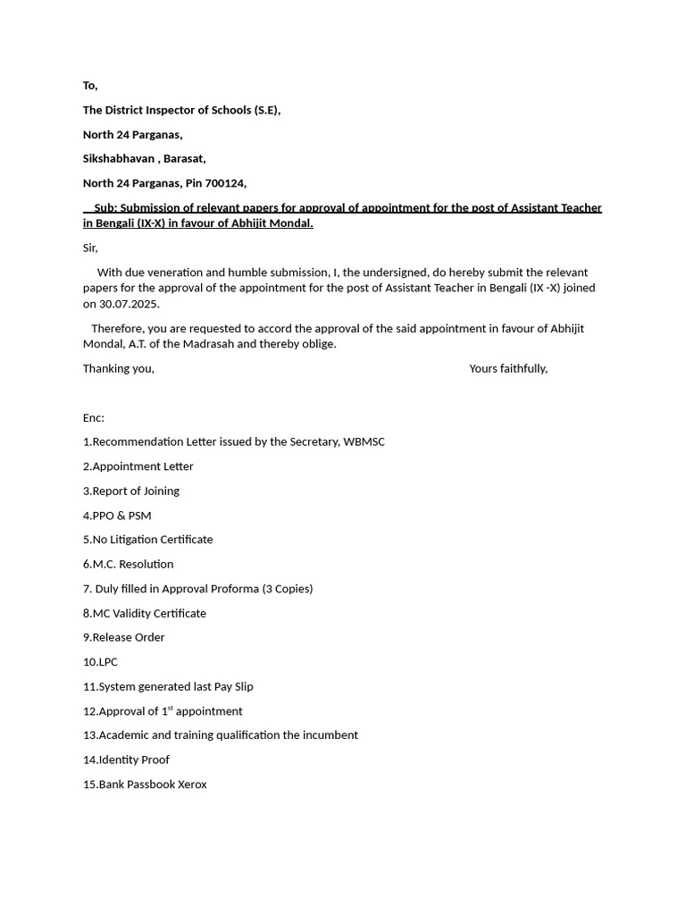Forwarding For Approval 2 Abhijit | PDF