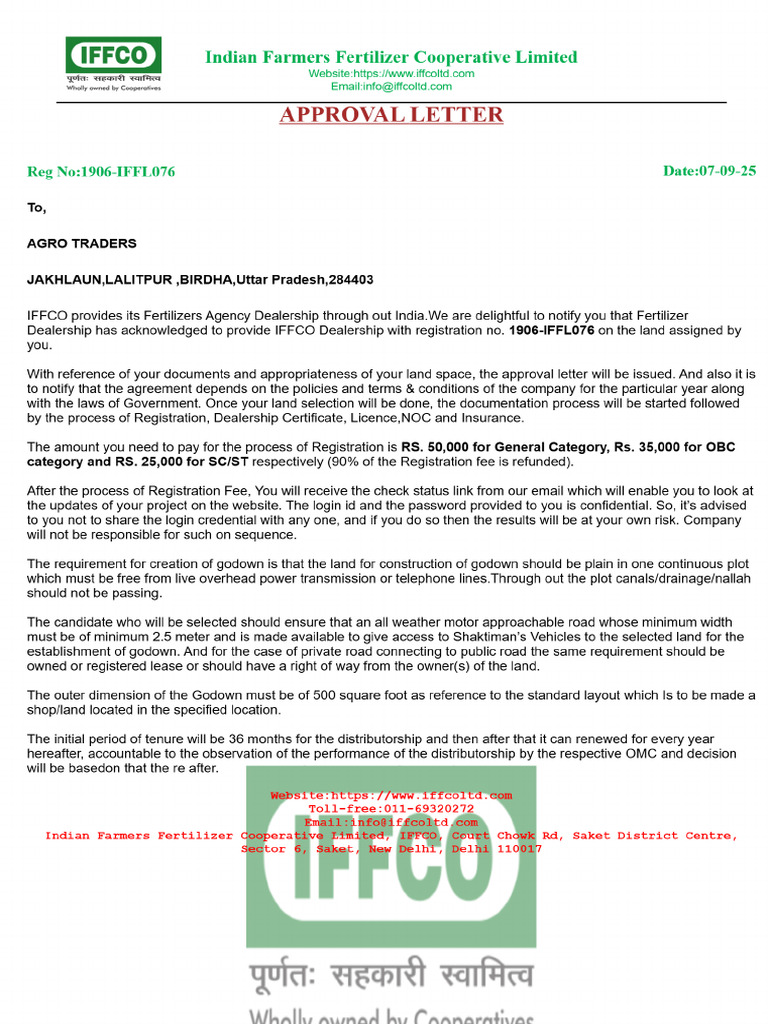 Approval Letter | PDF