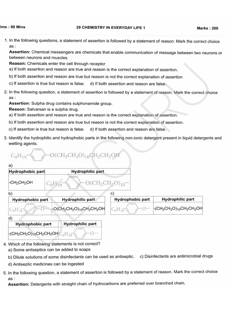 Chemistry in Everyday Life | PDF
