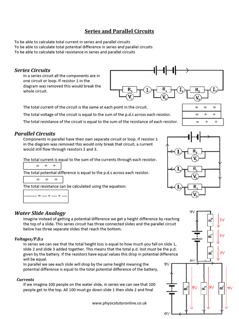 Series and Parallel Circuits 2 | PDF | Series And Parallel Circuits | Electrical Network