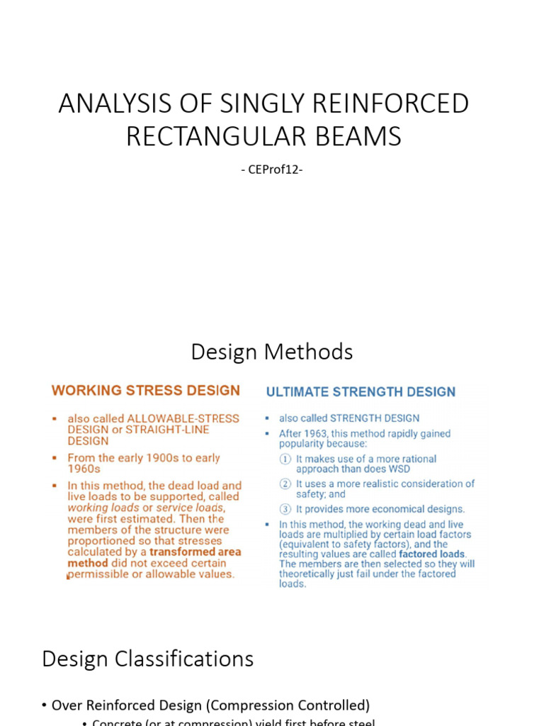 Analysis of Singly Reinforced Rectangular Beams 2 | PDF