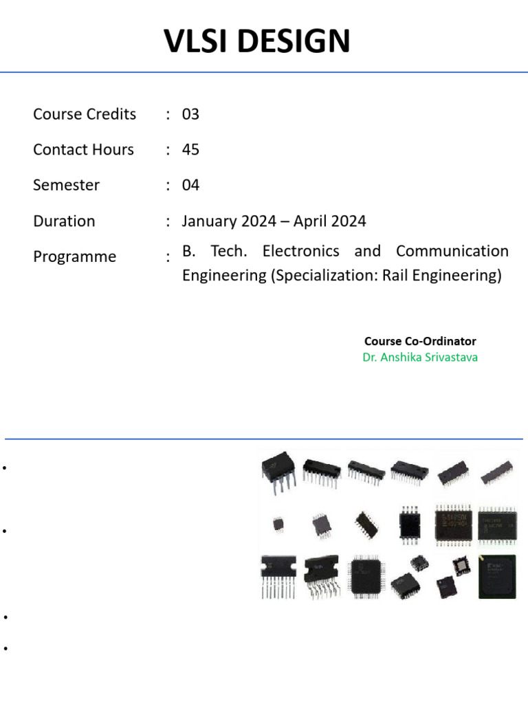 VLSI Design PPT Notes - Updated | PDF | Integrated Circuit | Electronic ...