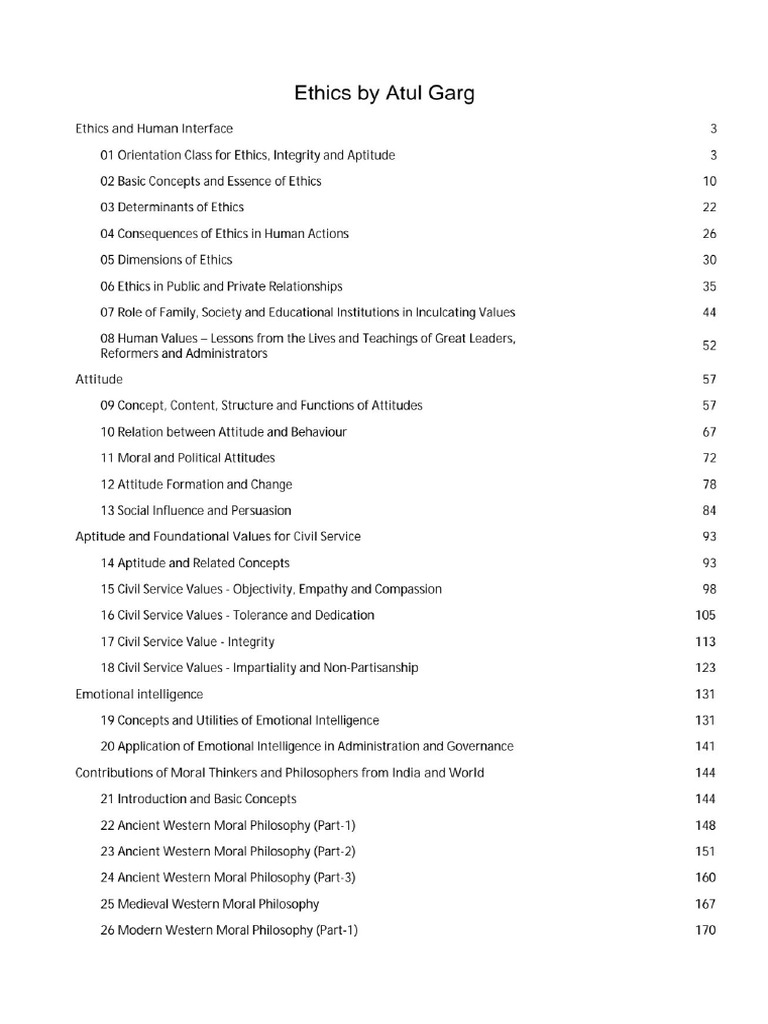 Prepnote - Ethics v2 | PDF