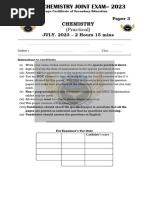 Kcse 2024 Chem Practicals Replica | PDF | Chemistry | Titration
