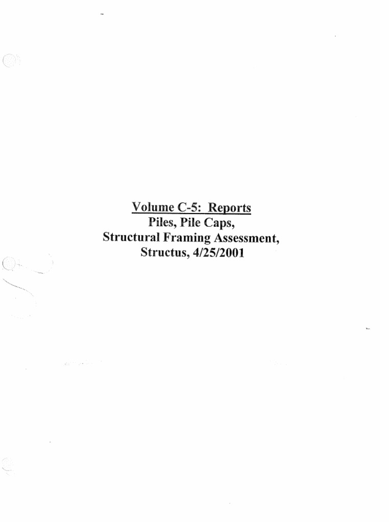 P30-32 Structural Condition Assessment - Structus Inc (2001) | PDF
