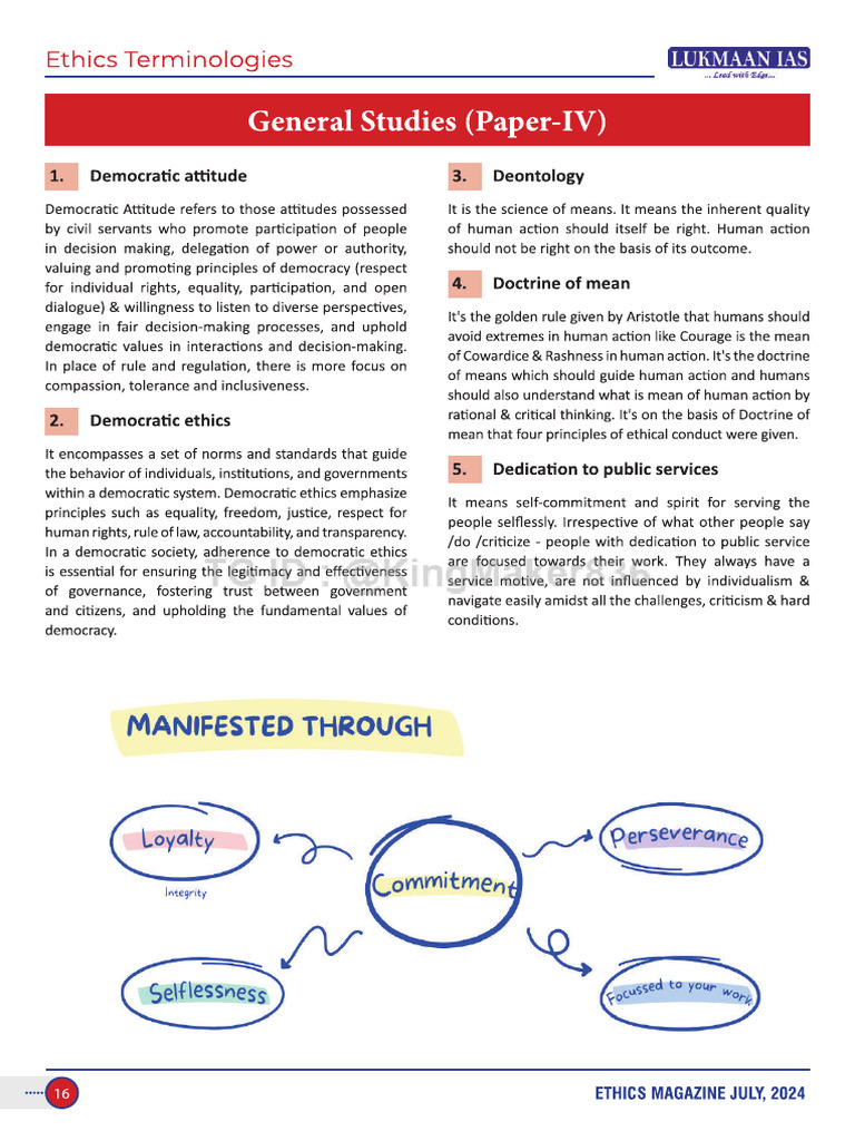 Ethics Terminology | PDF