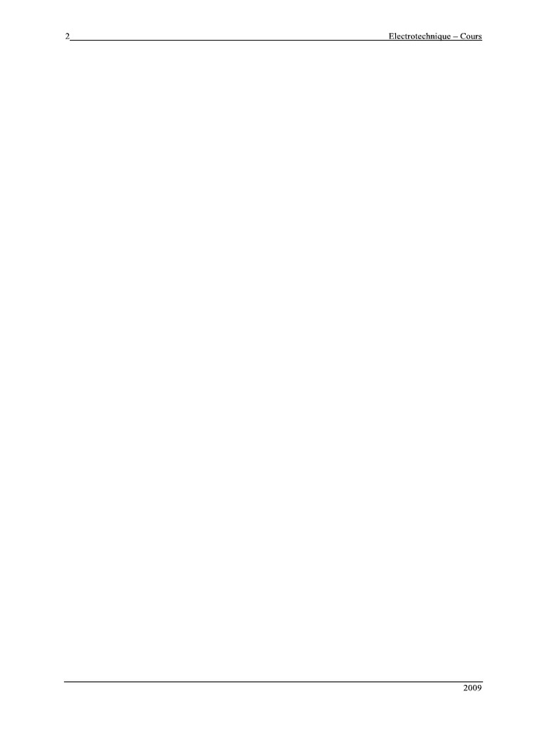 Elctro Cours 1 | PDF
