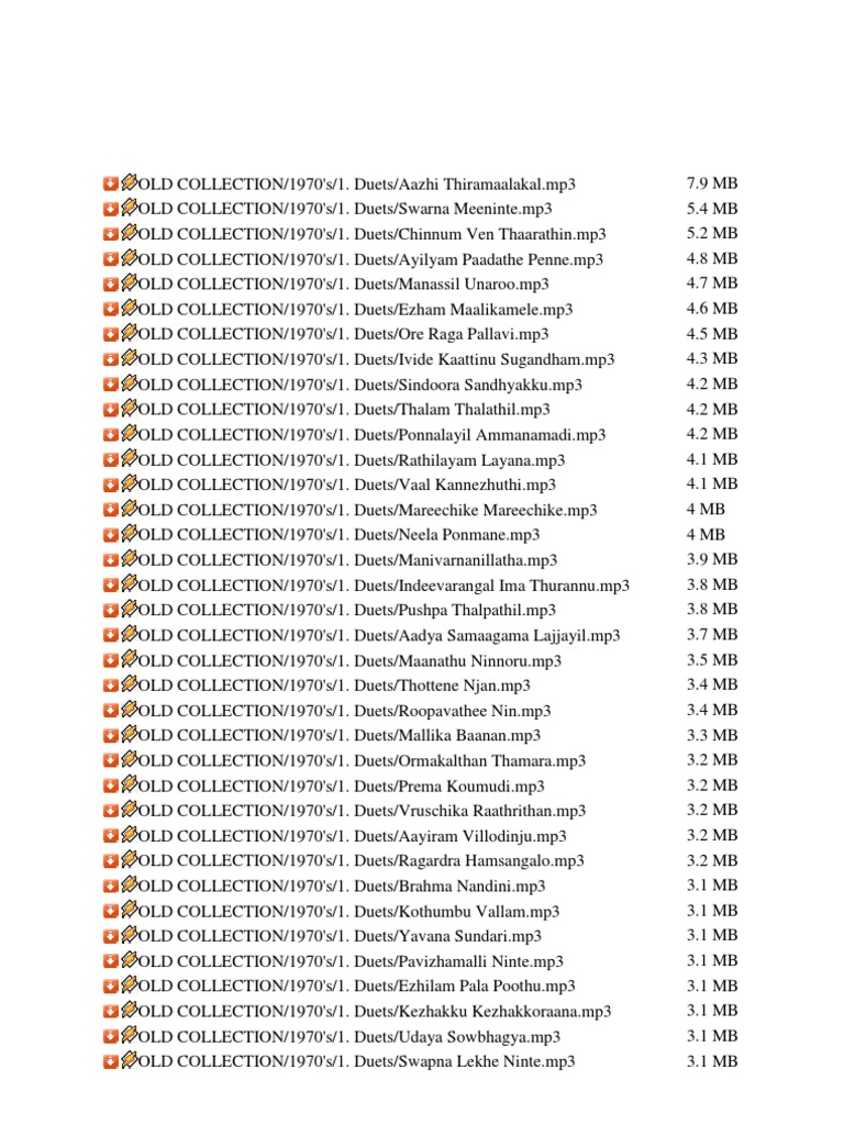 Song List | PDF