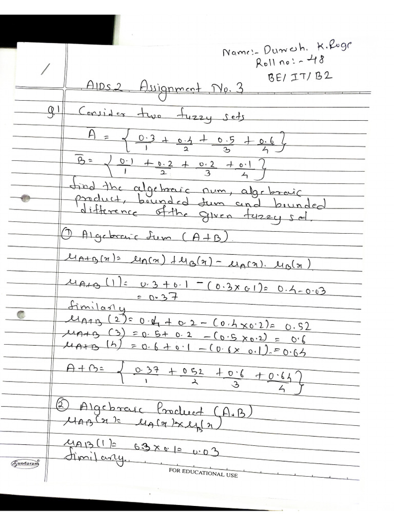 Durvesh Aids Assignment 3 | PDF