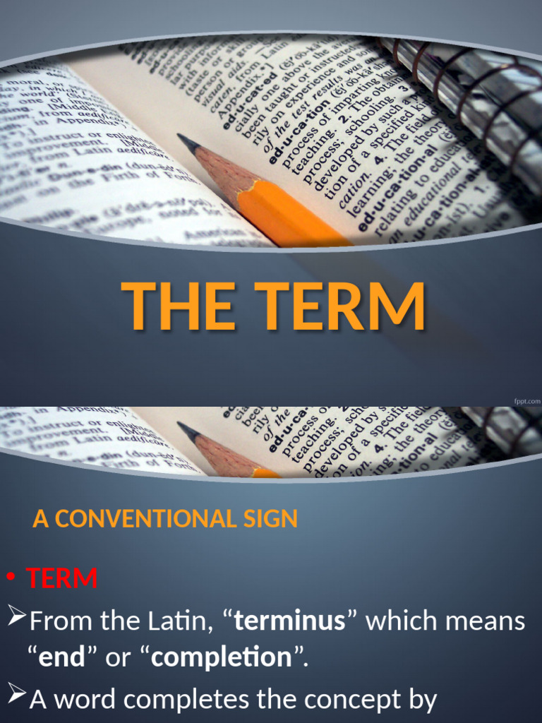 The Term Logic ppt4 | PDF | Definition | Analogy