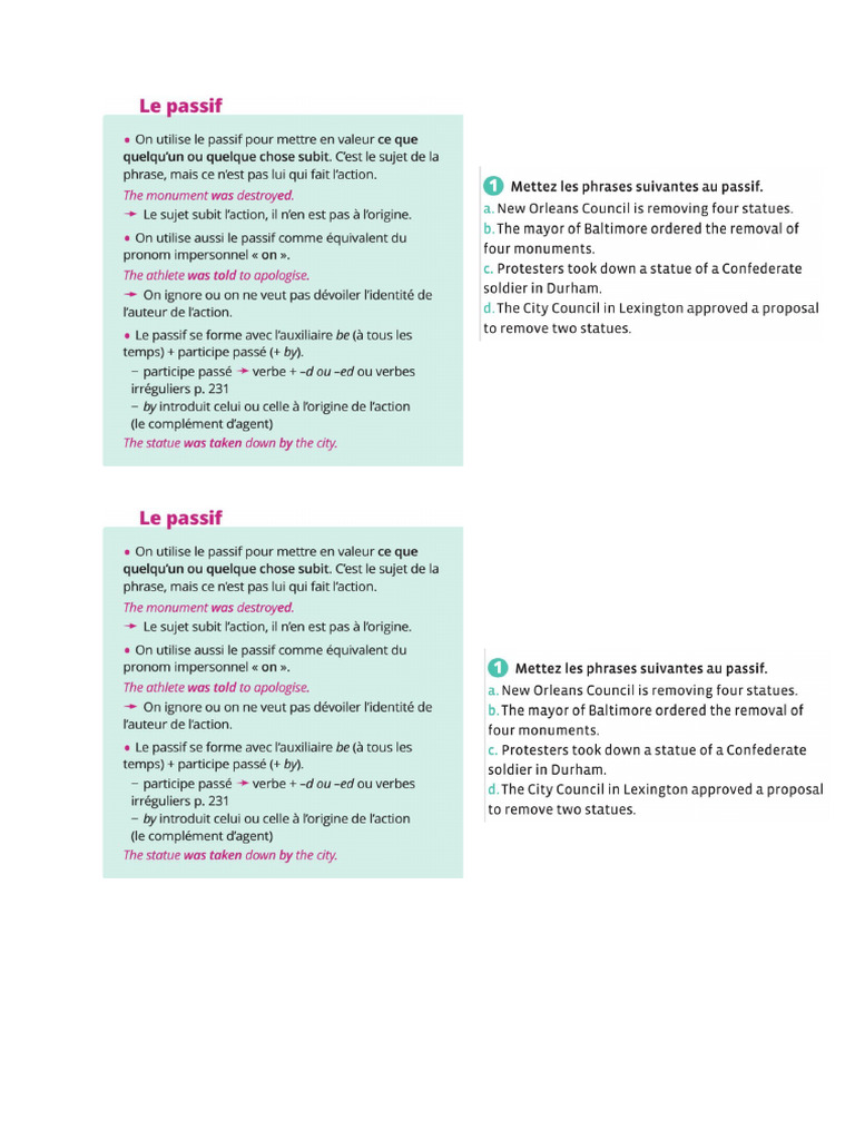 Le Passif | PDF