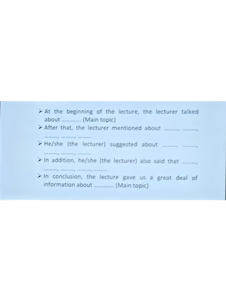 Pte Re Tell Lecture Template 1 | PDF