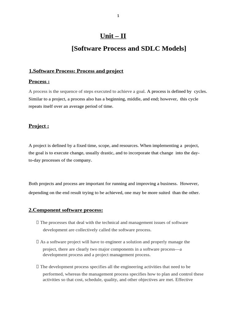 3a SDLC Models Summary | PDF | Software Development Process | Agile ...