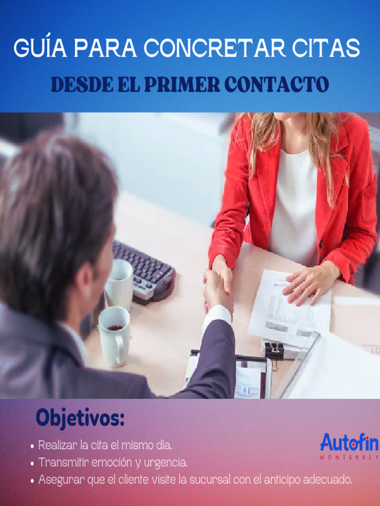 Guía para Concretar Citas Efectivas | PDF