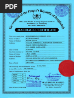 Nikah Form English Blank Bangla | PDF | Marriage | Social Conventions