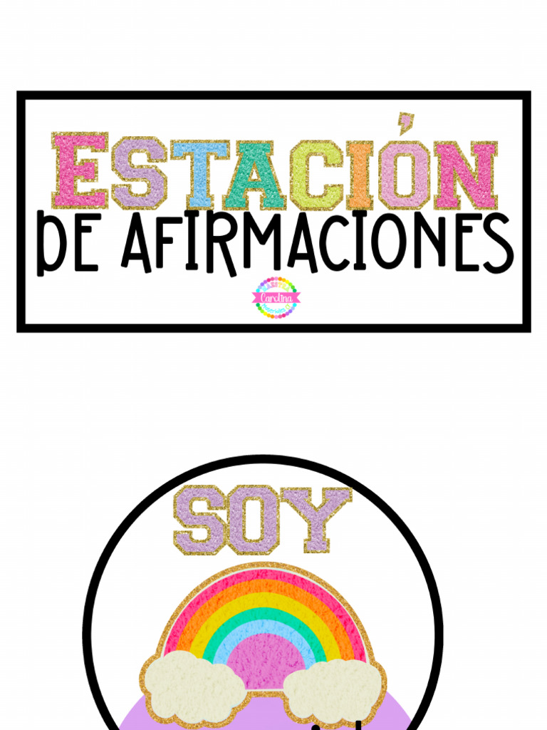 Estación de Afirmaciones Positivas ? PDF | PDF