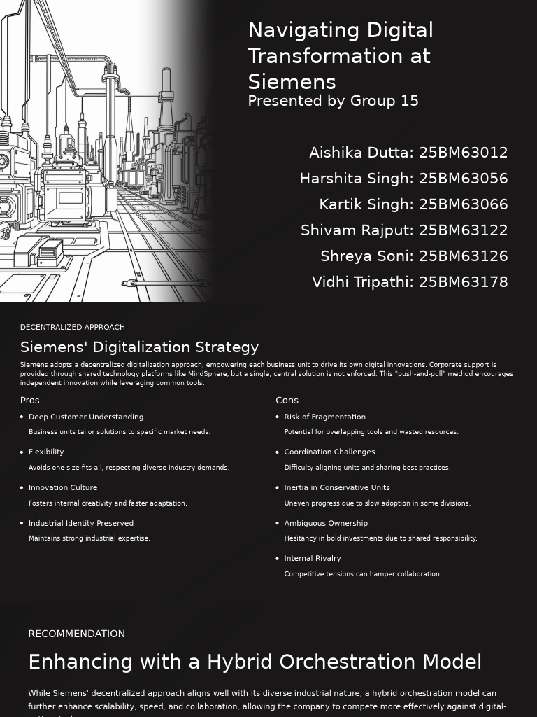 Siemens Digital Transformation Strategy | PDF | Cloud Computing ...