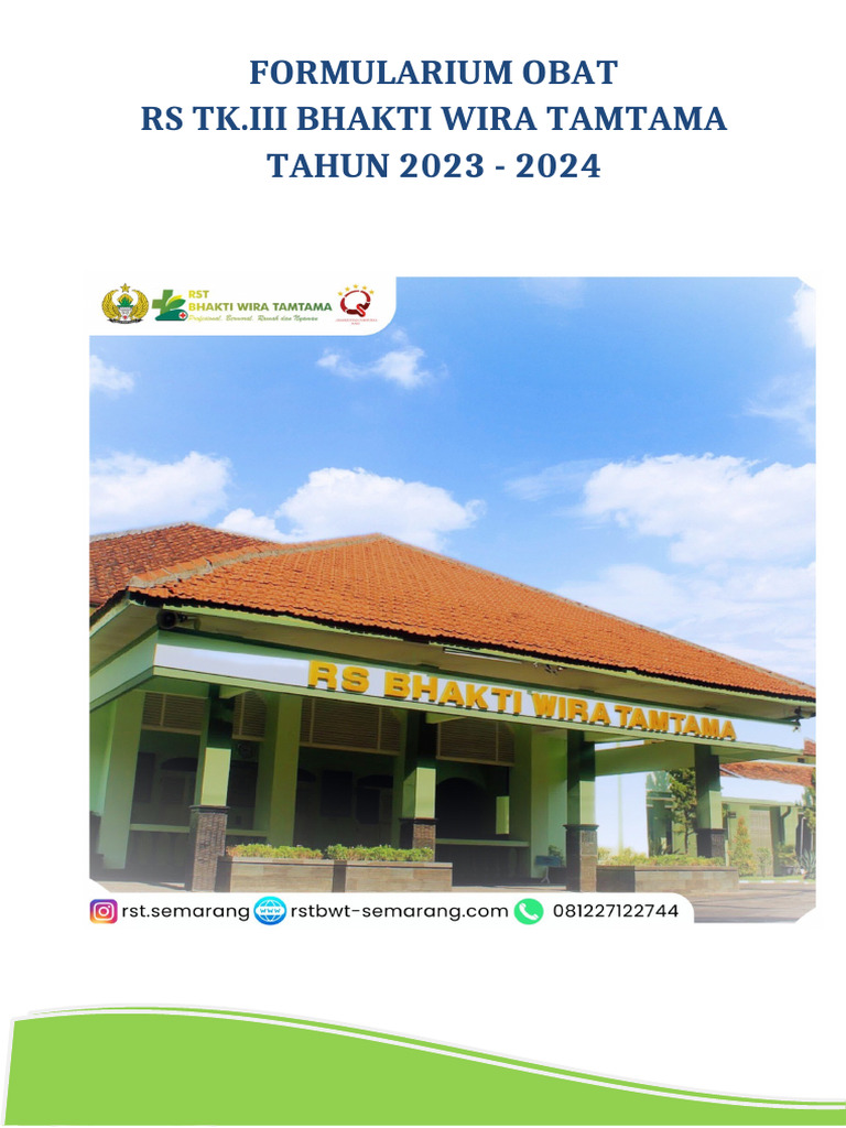 Cover Formularium Obat Tahun 2023 - 2024 | PDF