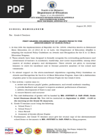 SELG Accomplishment Report 2025-2026 | PDF | Leadership | Democracy