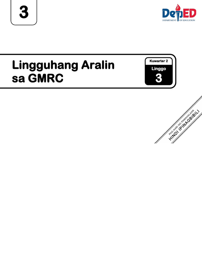 LE - GMRC 3 - Q2 - Week3 - v3 | PDF
