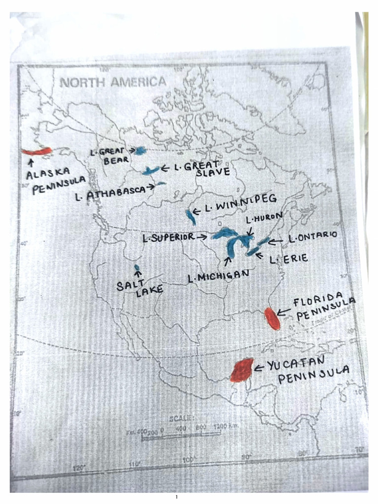Map Work Class6 | PDF