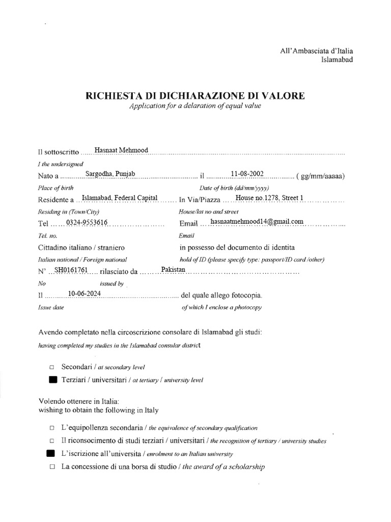 DOV Application | PDF